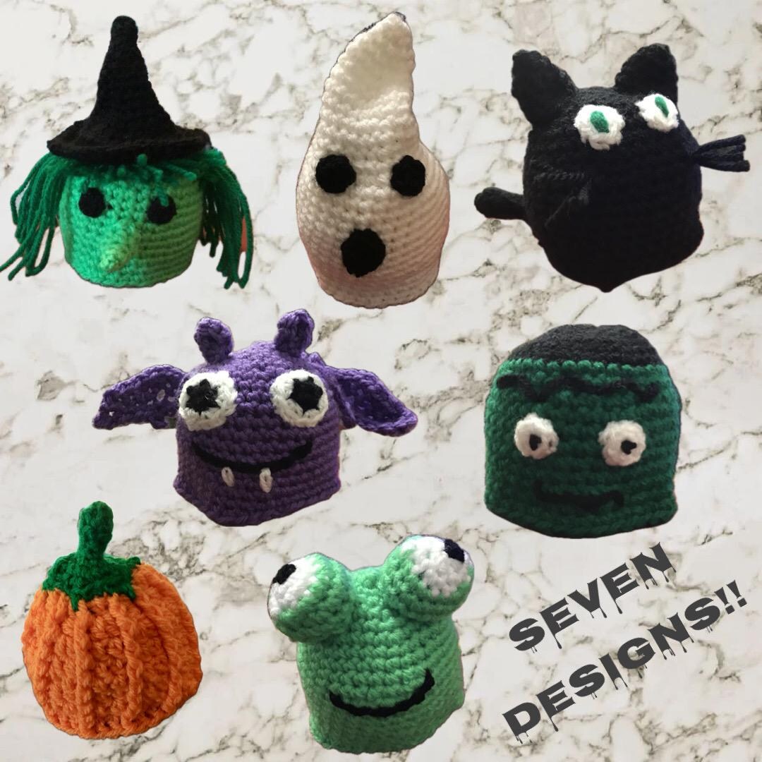 7 Halloween Chocolate Orange Cover Crochet Pattern - Etsy