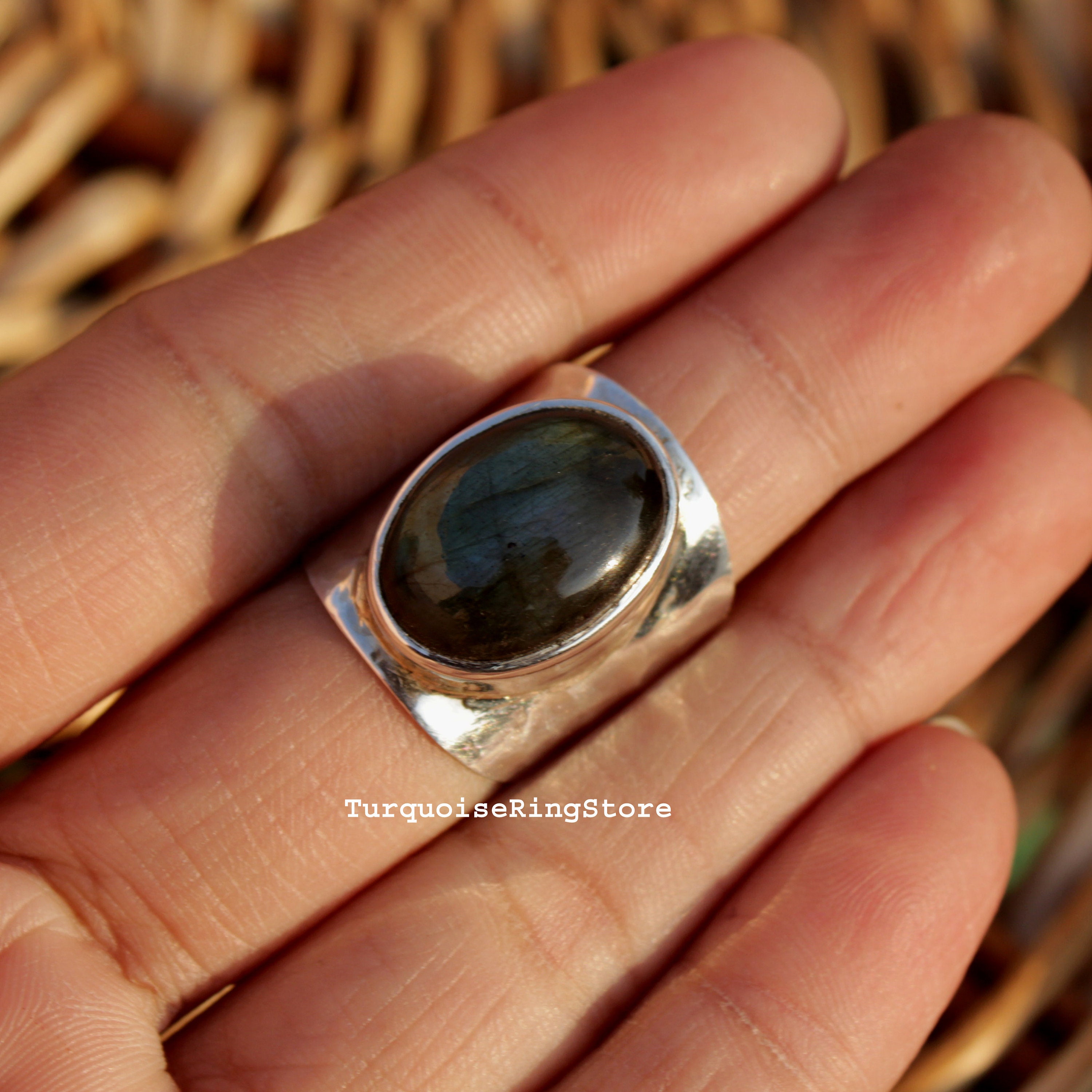 Labradorite Ring Handmade Ring Gemstone Ring 925 Silver | Etsy