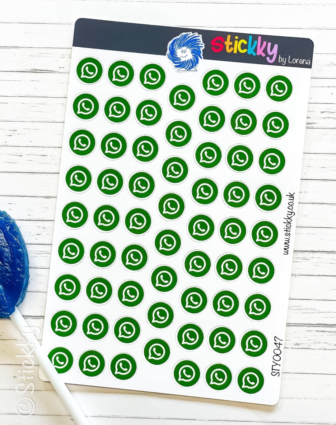 Social Media Whatsapp Logo Stickers Sheet.- - Etsy