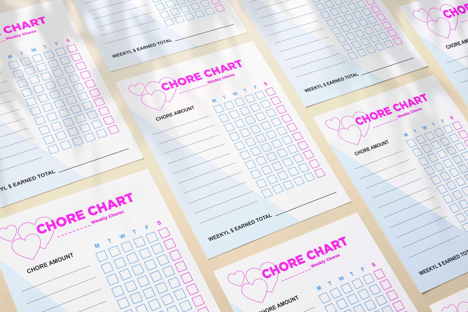 2021 Chore Chart for Adults Couple Printable PDF Editable | Etsy
