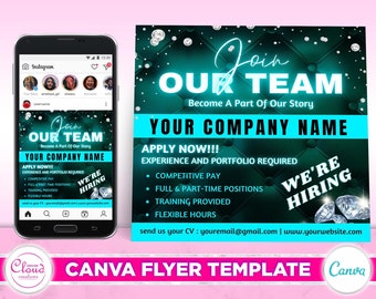 Join Our Team Flyer - Etsy