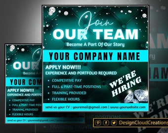 Join Our Team Flyer - Etsy