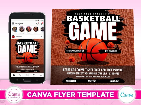 Basketball Tryout Flyer Template
