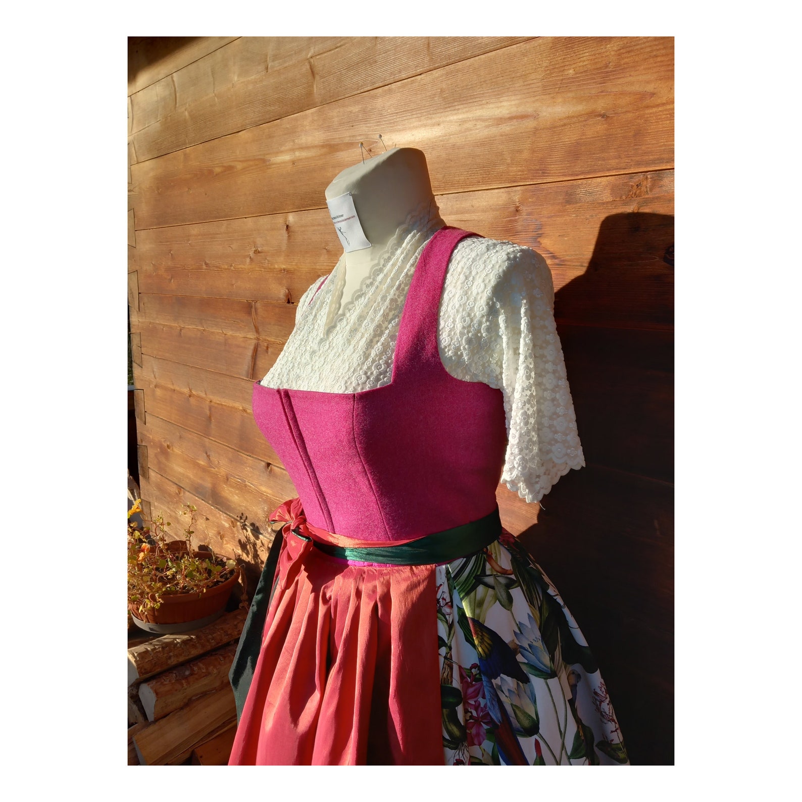 Dirndl Dress Sewing Pattern: Traditional Bavarian Design, EU Sizes 34 ...