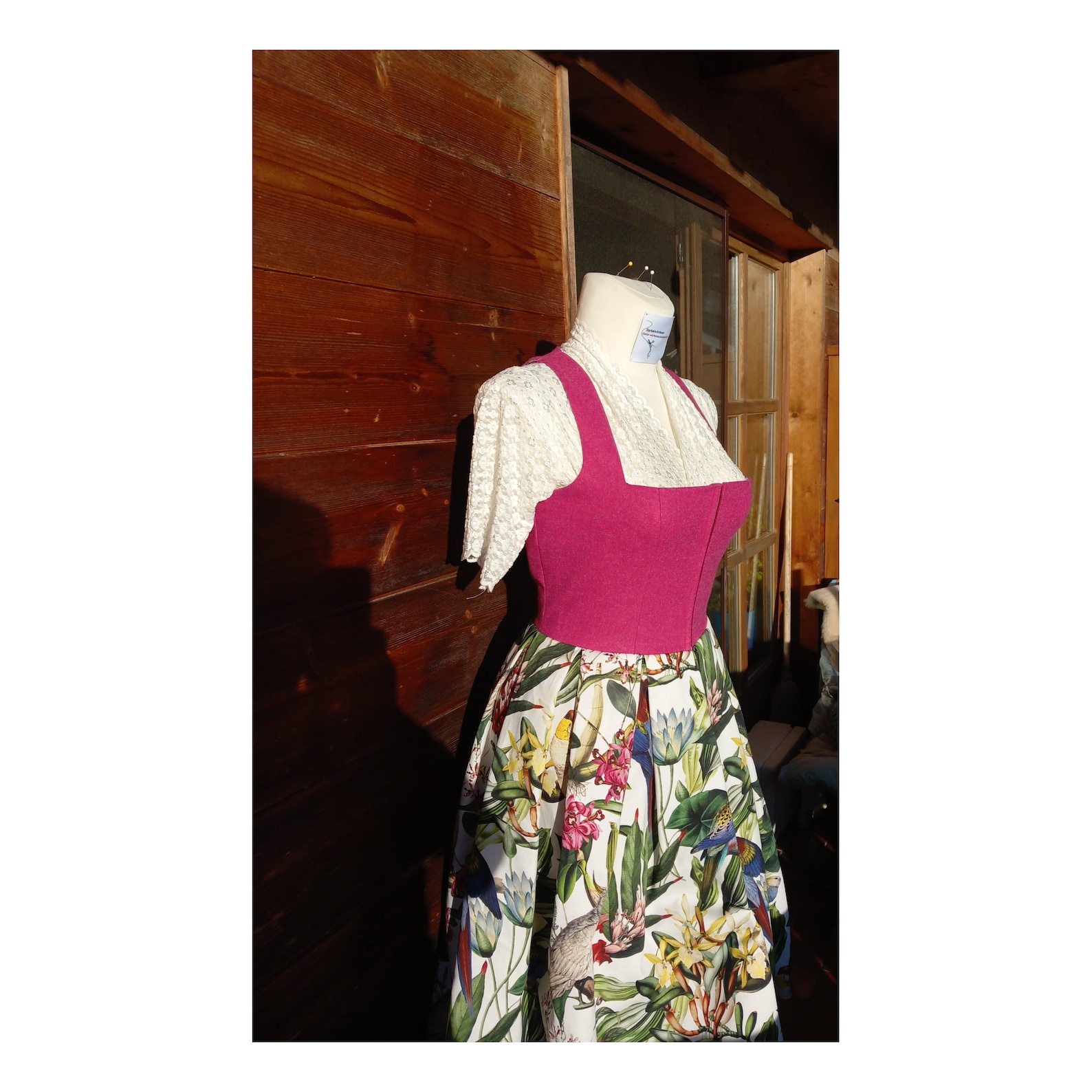 Dirndl Dress Sewing Pattern: Traditional Bavarian Design, EU Sizes 34 ...