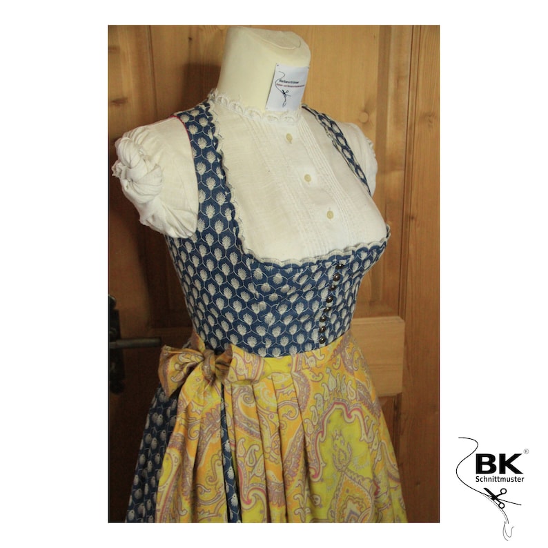 Dirndl Schnittmuster: Dirndl-Schnittmuster, Tracht, Größe 36 (PDF ...
