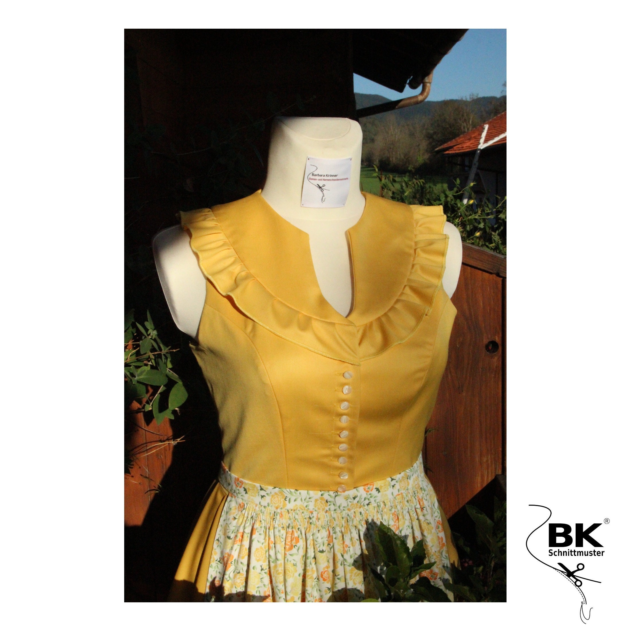 Dirndl Patterns, Dirndl Dress Pattern, German Dirndl Dress Pattern ...