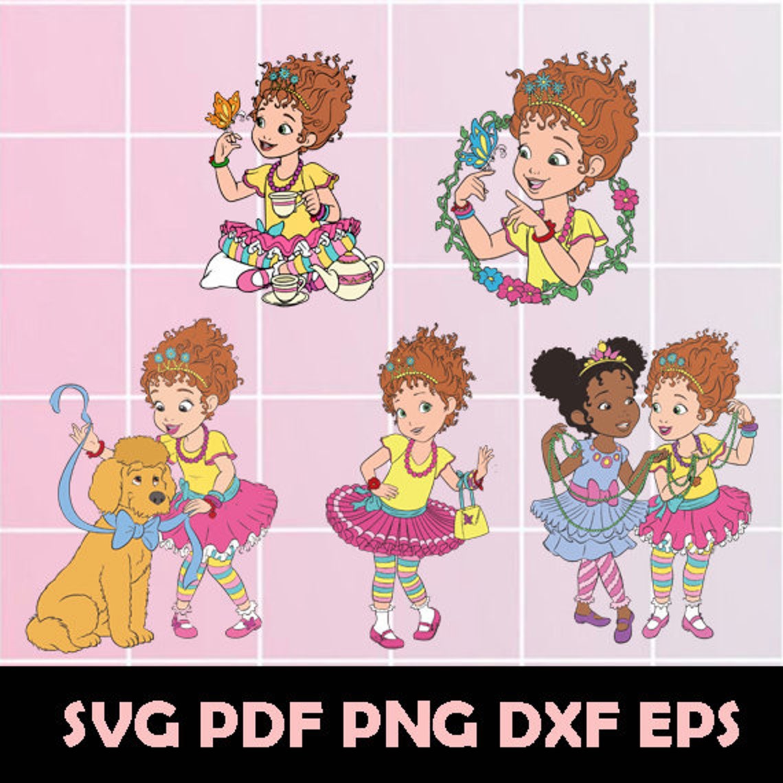 Instant Download Fancy Nancy Svg Fancy Nancy Png Fancy Etsy