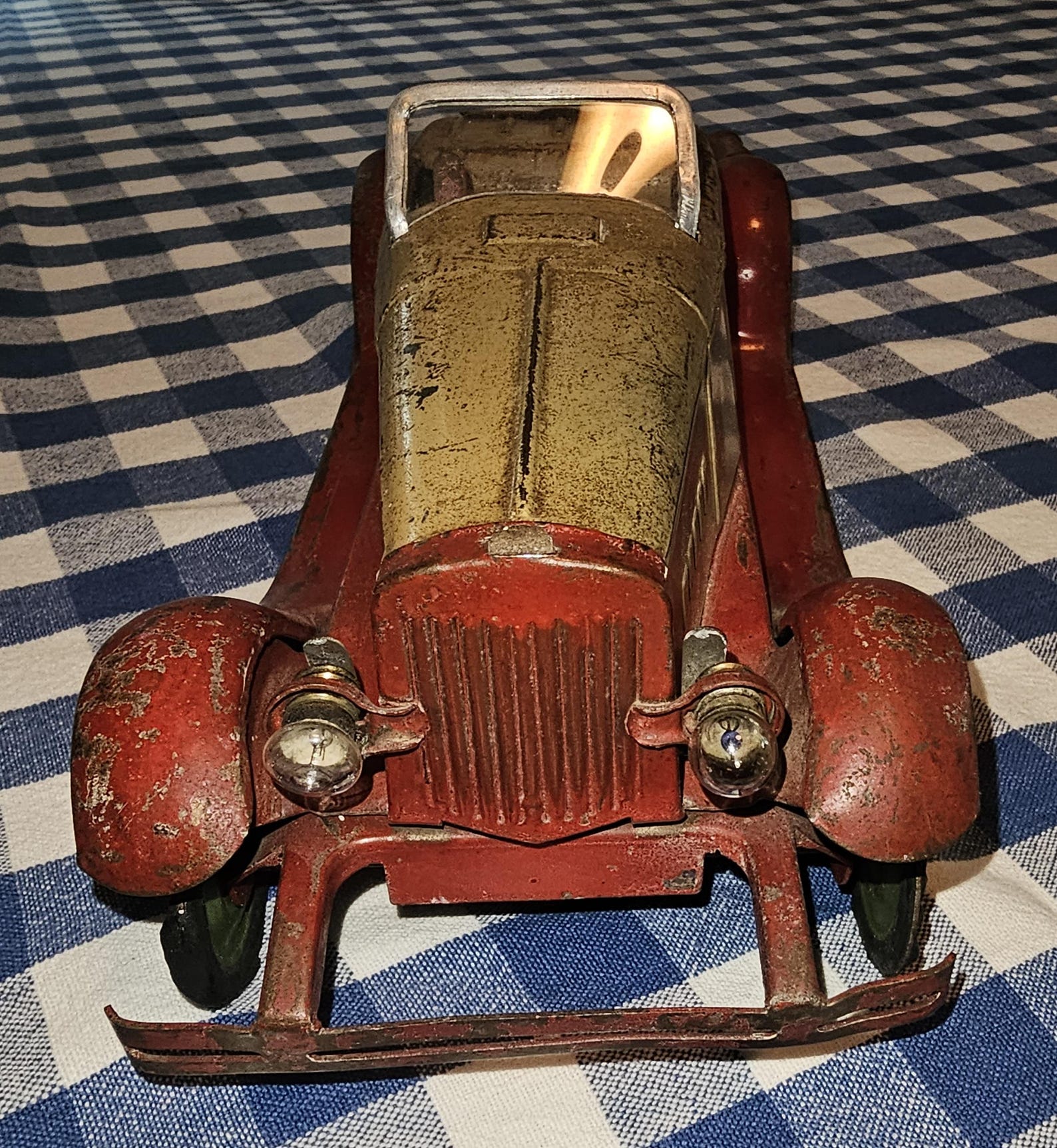 Kingsbury Vintage Antique Pressed Steel Roadster - Etsy