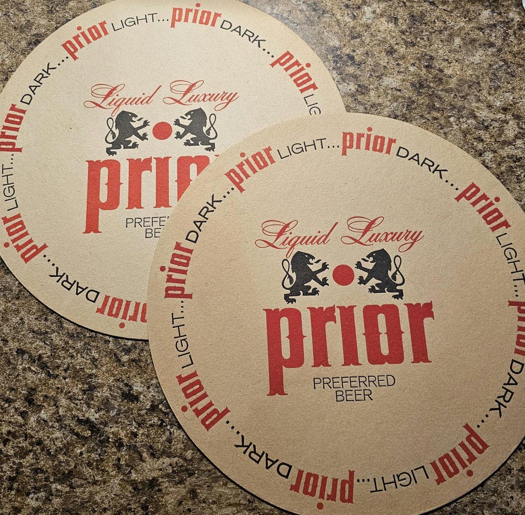 Prior Beer Vintage Beer Tray Paper Liner - Etsy