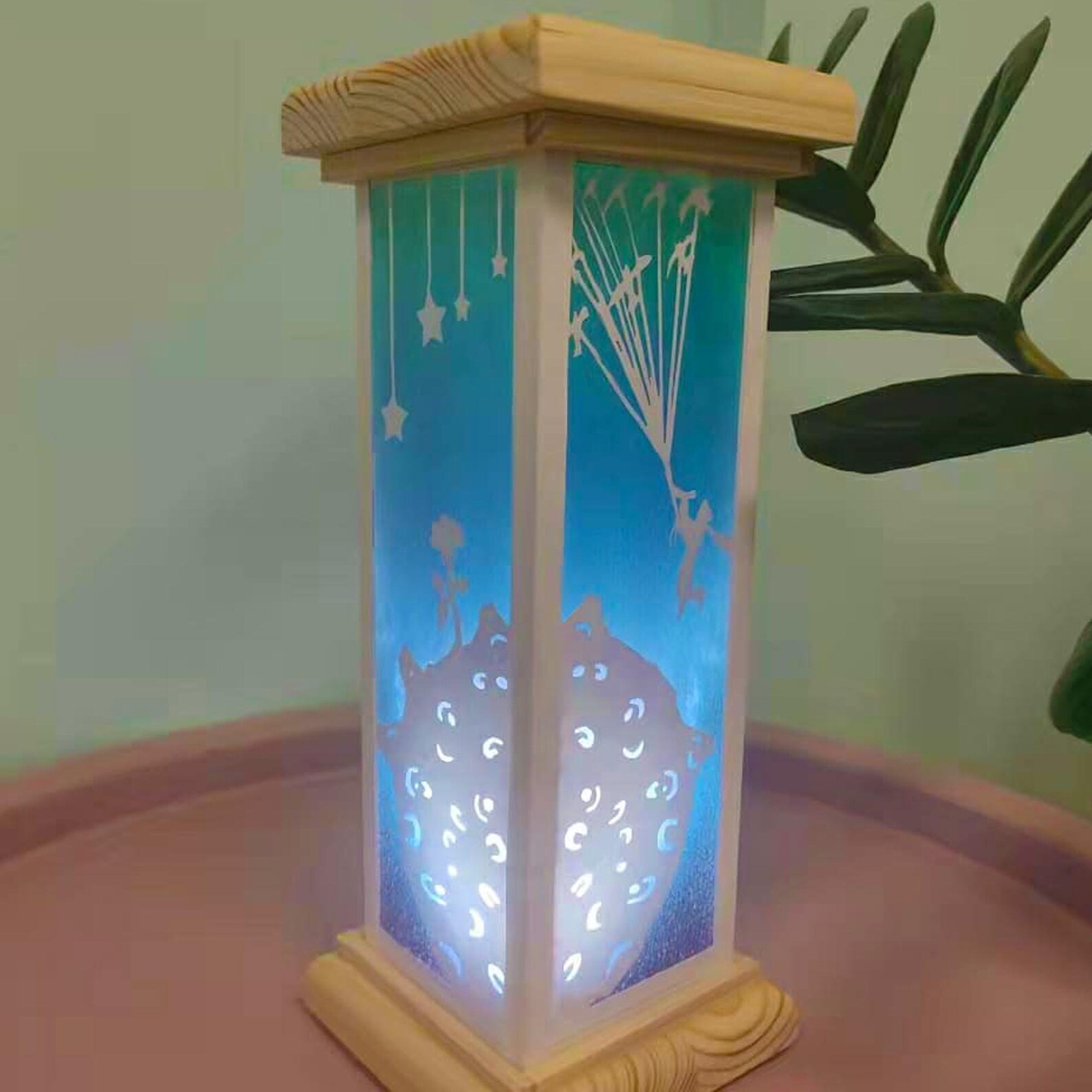 Le Petit Prince Inspired Luminary, Lightbox, Shadowbox, Wood and Paper ...