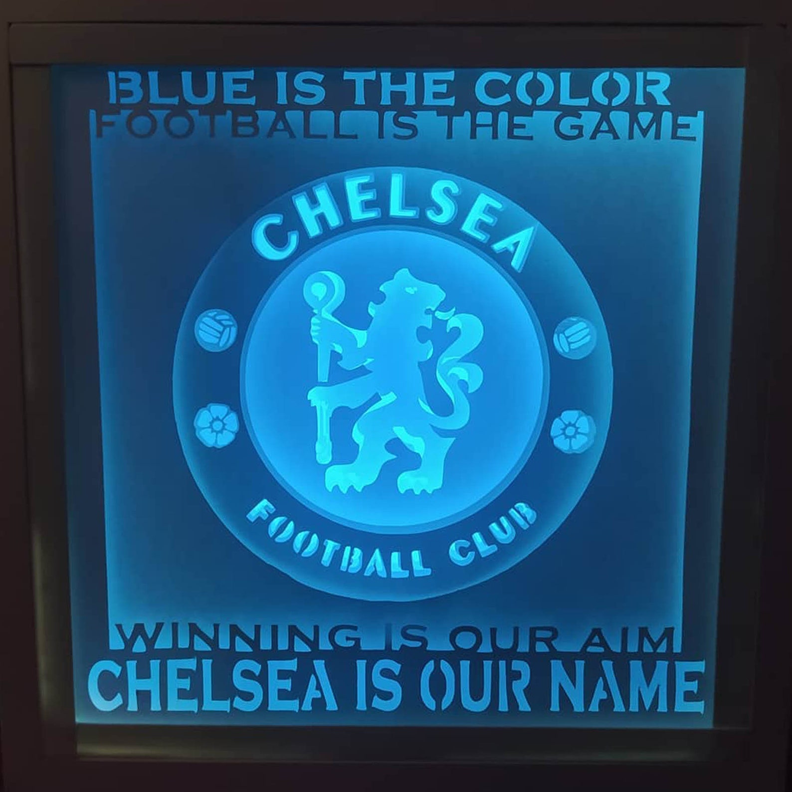Custom Sports Club Lightbox: Papercut LED Nightlight - Etsy