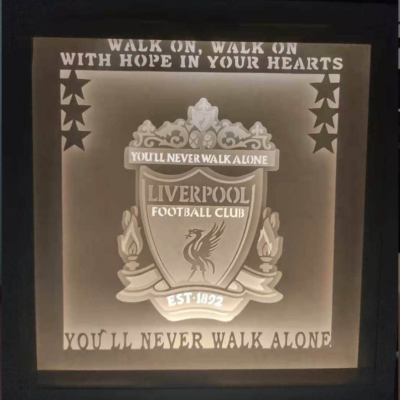 Custom Sports Club Lightbox: Papercut LED Nightlight - Etsy