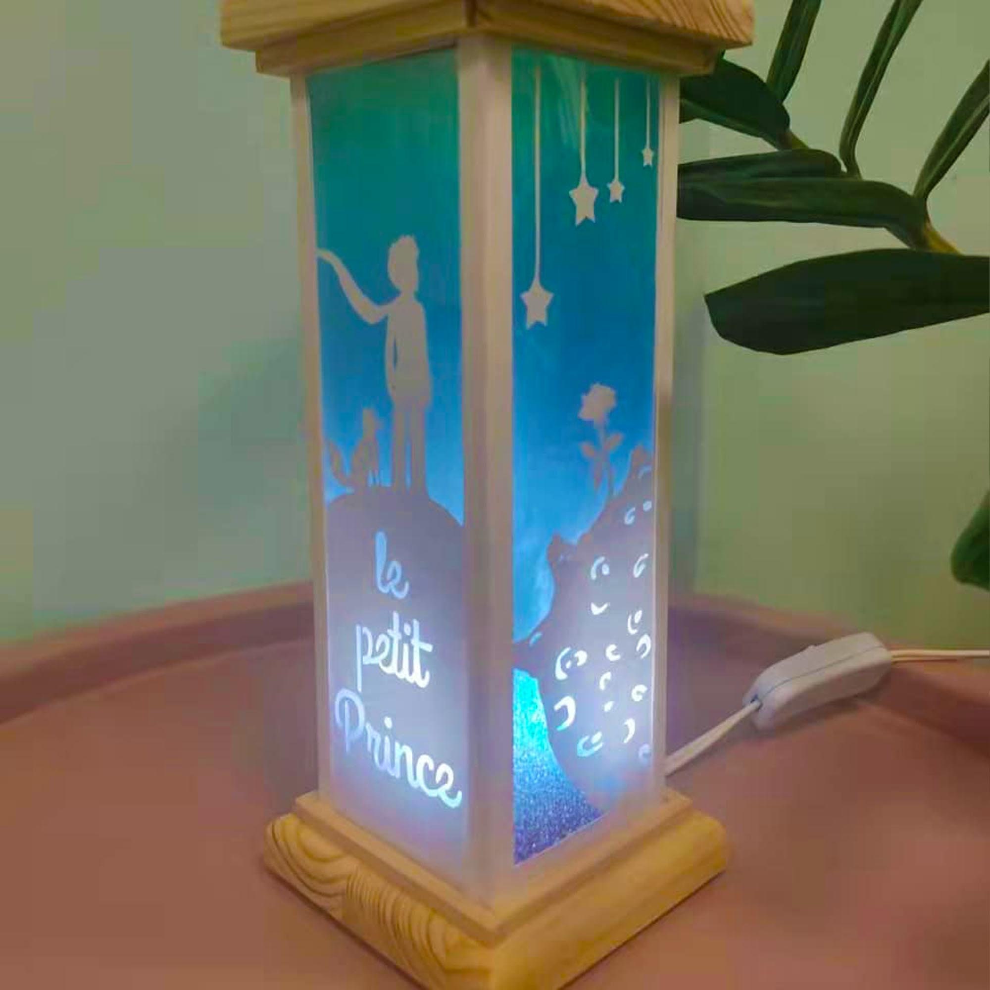 Le Petit Prince Inspired Luminary, Lightbox, Shadowbox, Wood and Paper ...