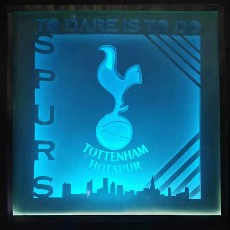 Custom Sports Club Lightbox: Papercut LED Nightlight - Etsy