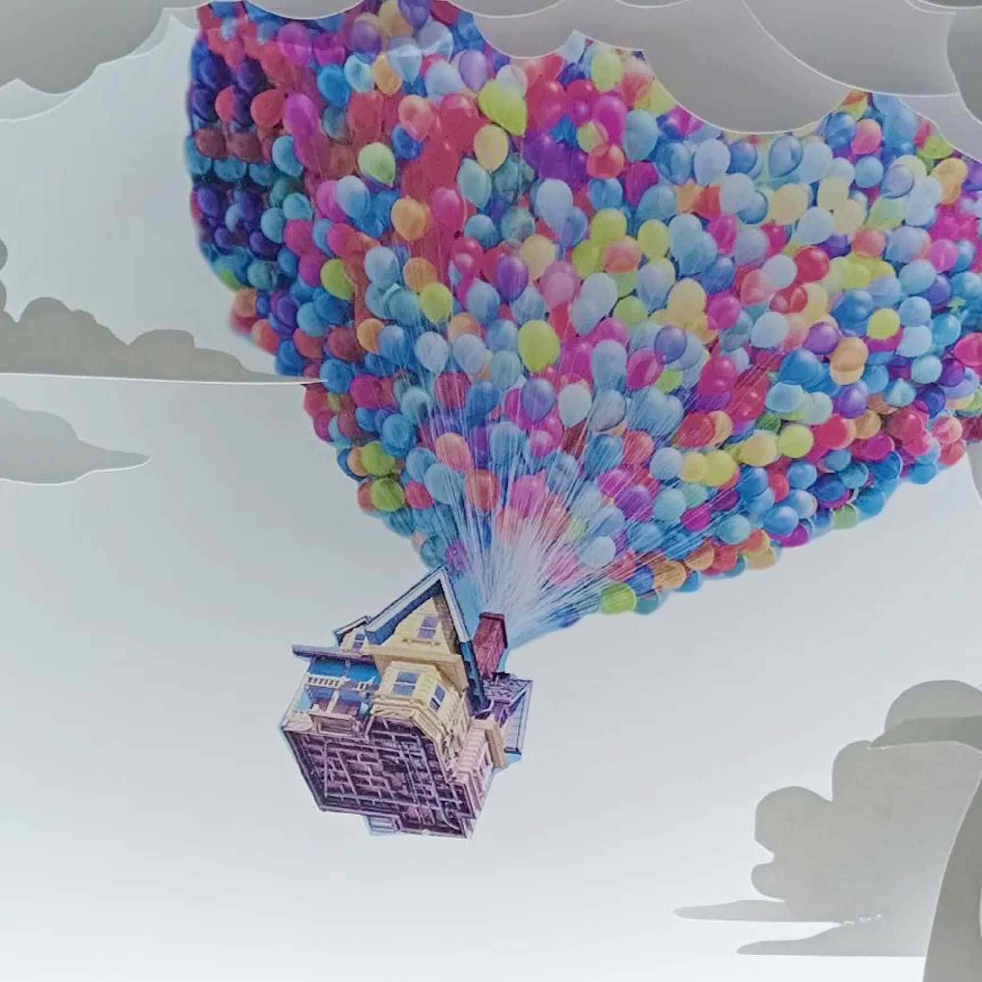 Lightbox Wood Paper-cut "up! " Movie Inspired, Home Decor Lamp ...