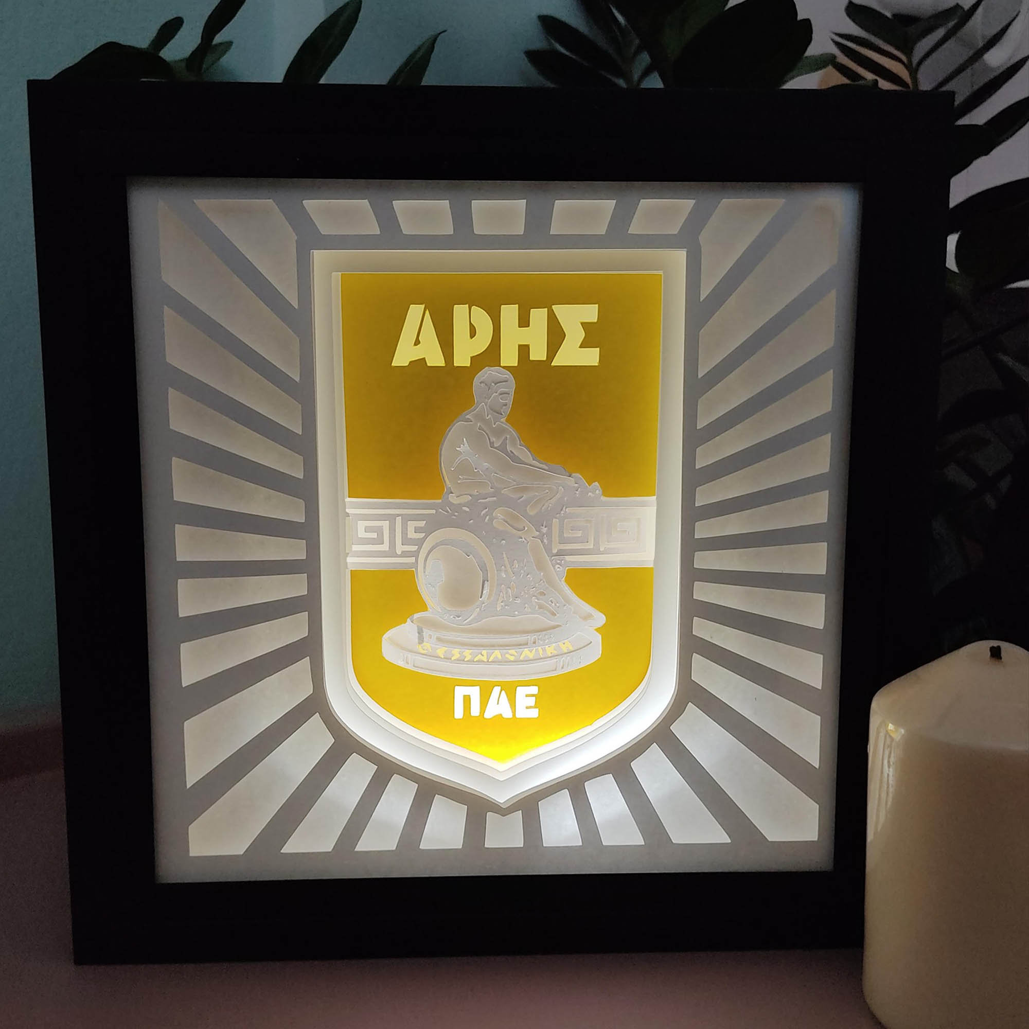 Custom Sports Club Lightbox: Papercut LED Nightlight - Etsy