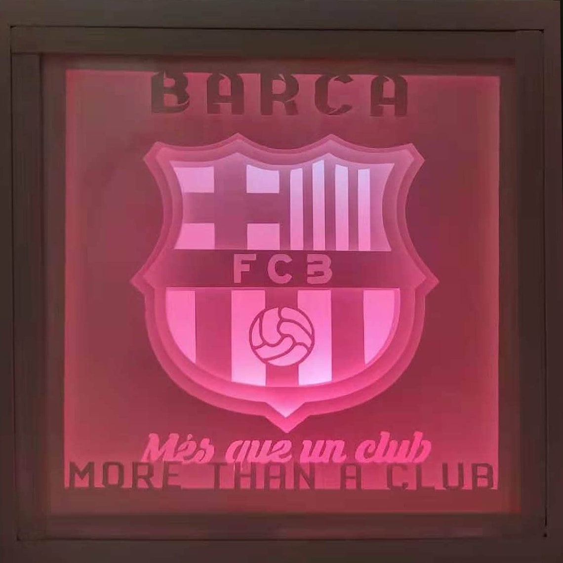 Custom Sports Club Lightbox: Papercut LED Nightlight - Etsy