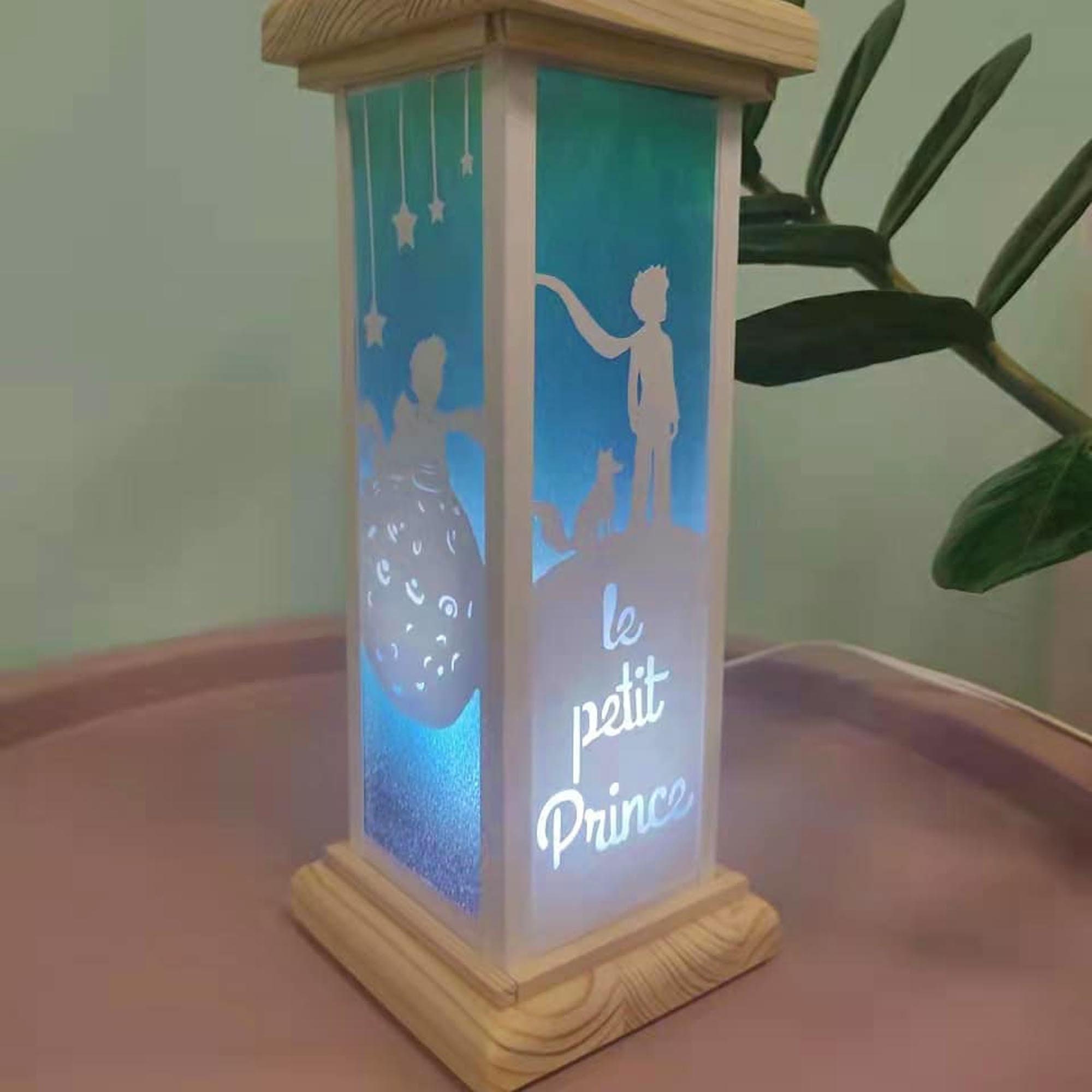 Le Petit Prince Inspired Luminary, Lightbox, Shadowbox, Wood and Paper ...