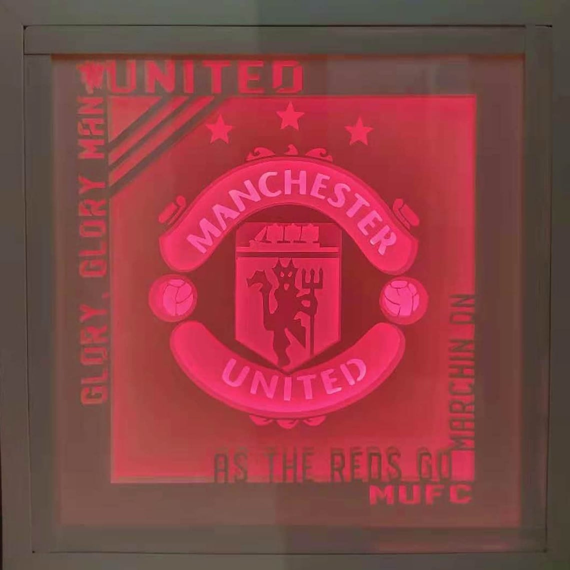 Custom Sports Club Lightbox: Papercut LED Nightlight - Etsy