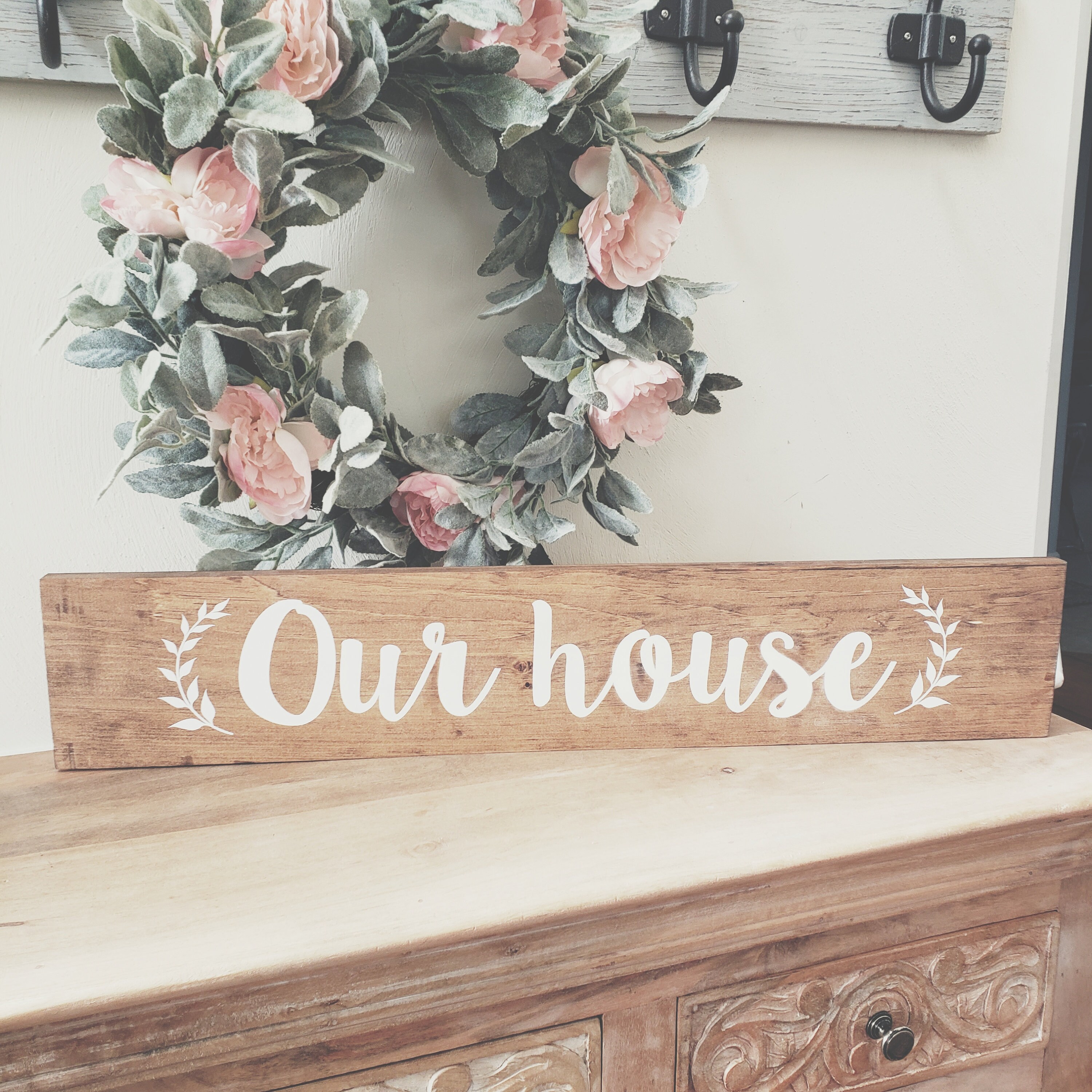 Our House Sign Country Sign Rustic Home Decor Farmhouse - Etsy
