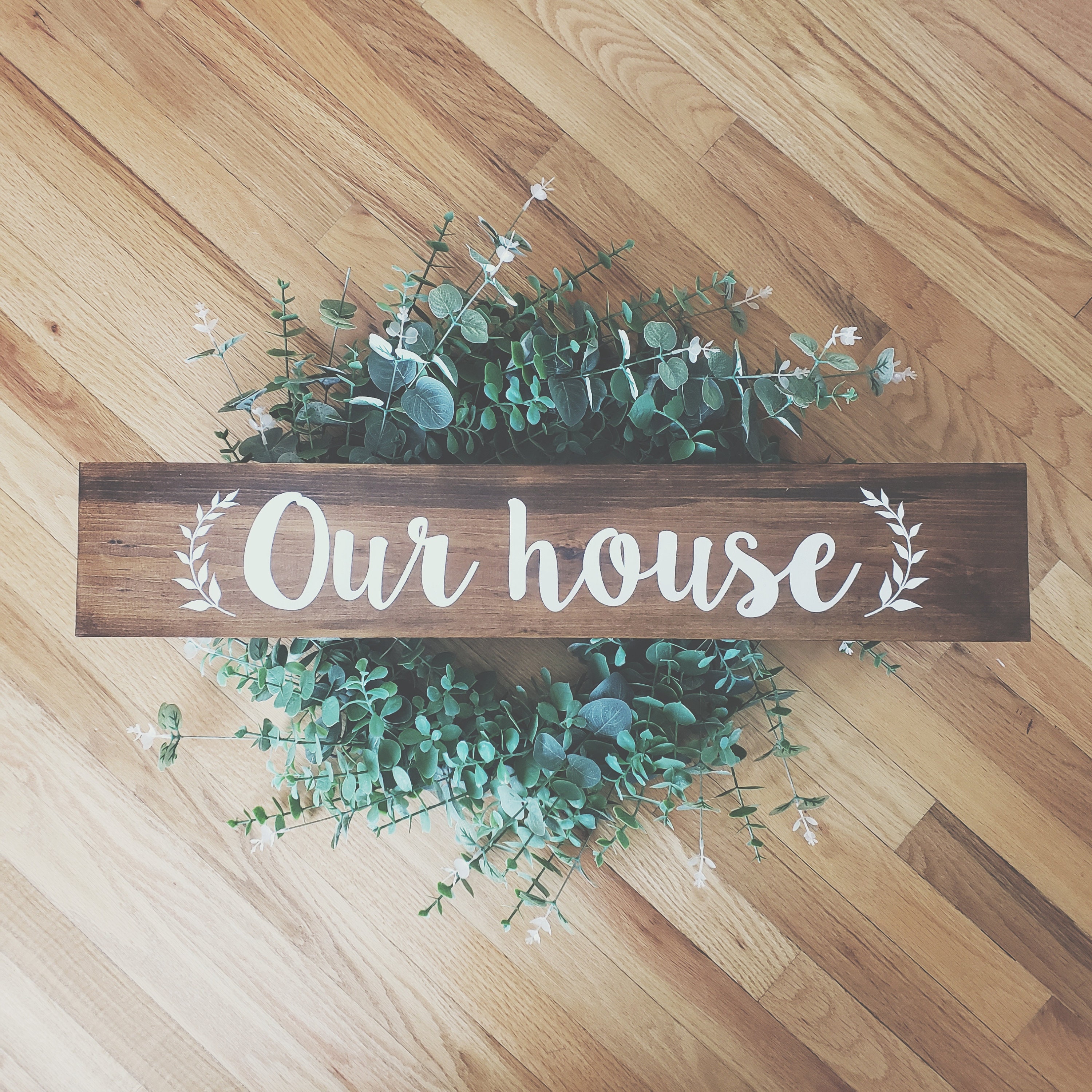 Our House Sign Country Sign Rustic Home Decor Farmhouse | Etsy