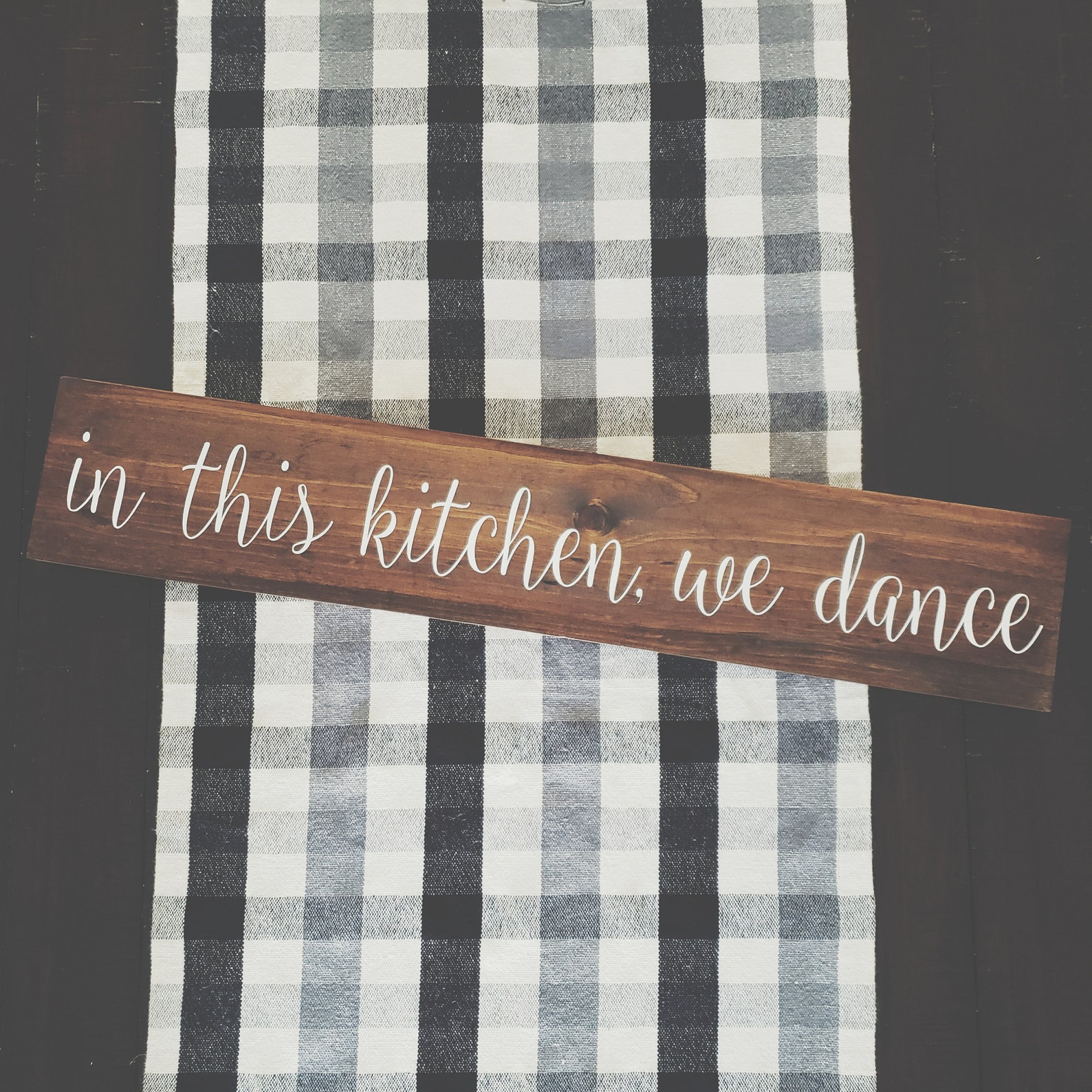 In This Kitchen We Dance Sign Fun Sign Dance Sign Wood - Etsy