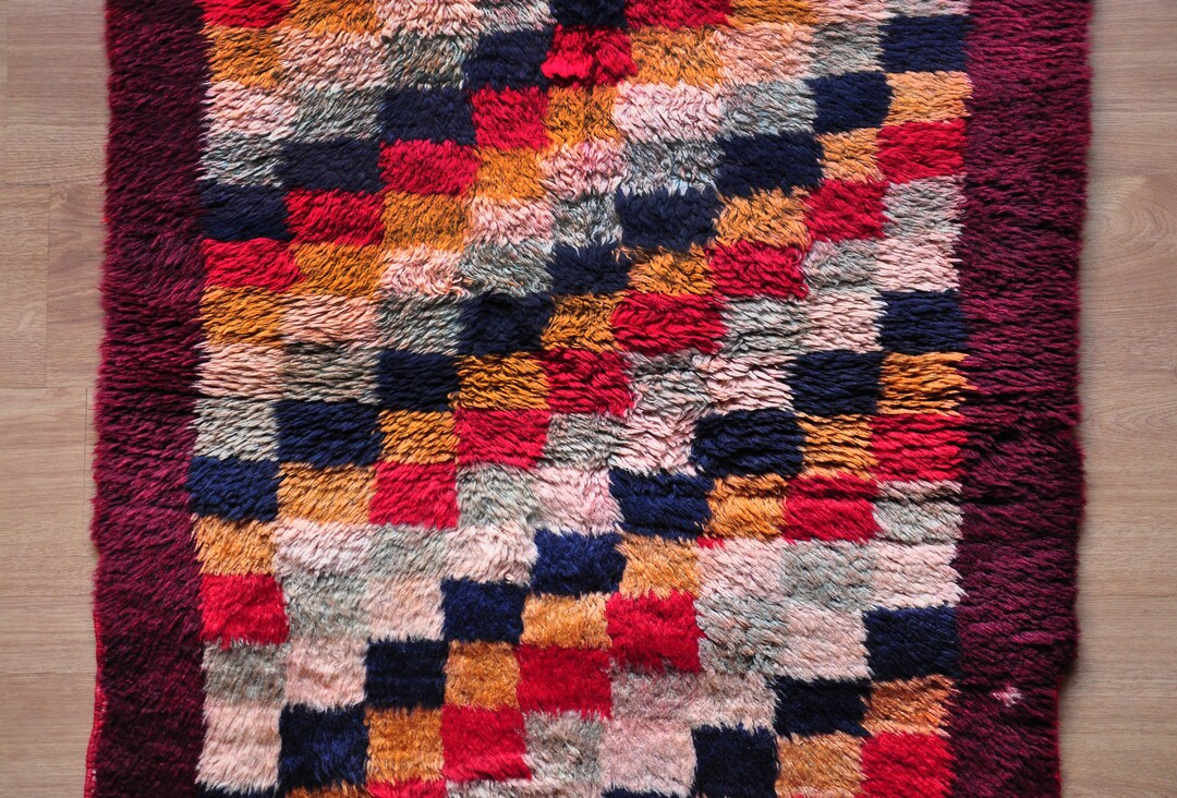 Checkered Soft Pile - Shepherd Bed - Etsy