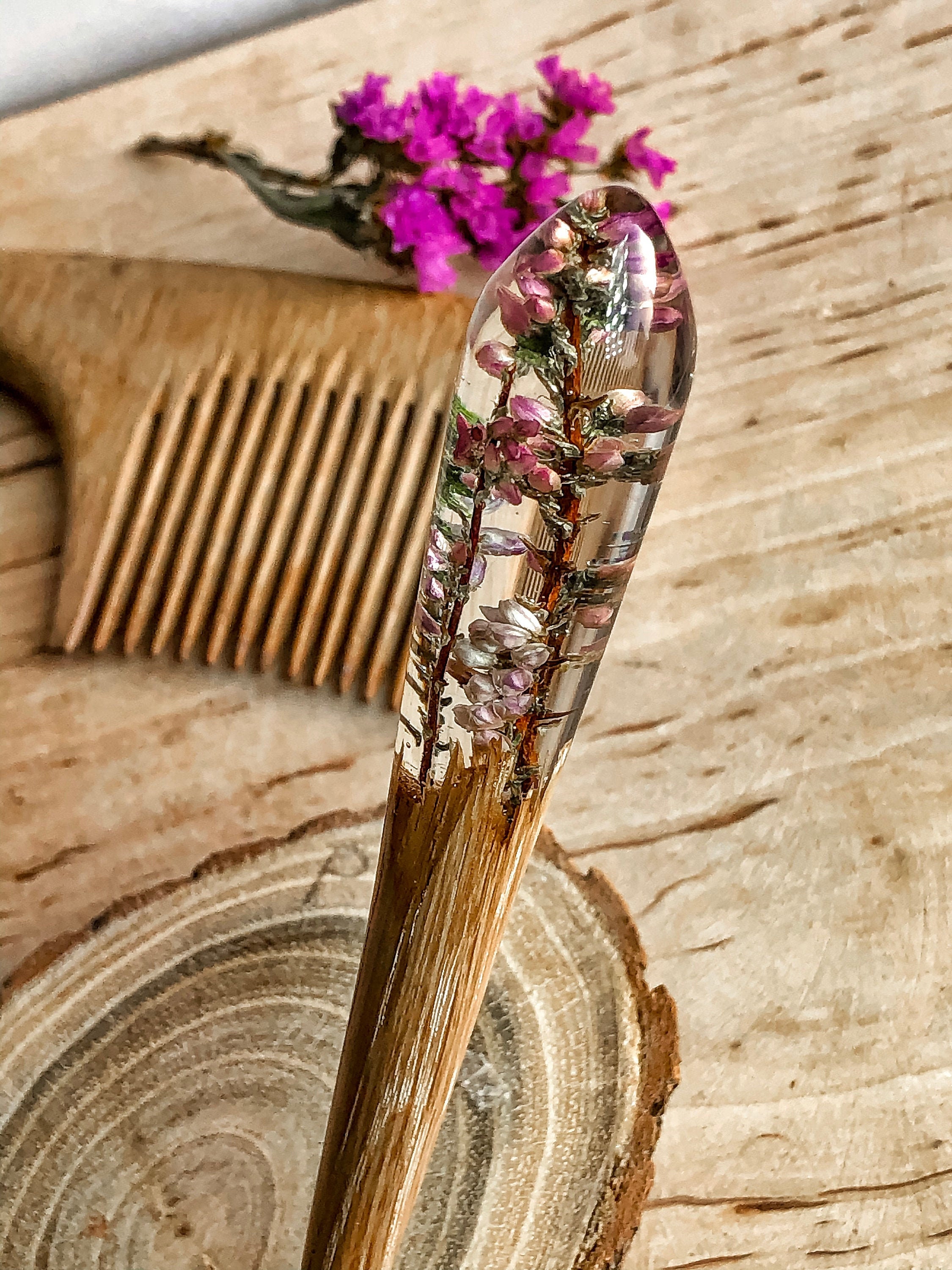 Wooden Hair Stick Resin Wood Hair Pin Epoxy Wood Jewelry Hair - Etsy