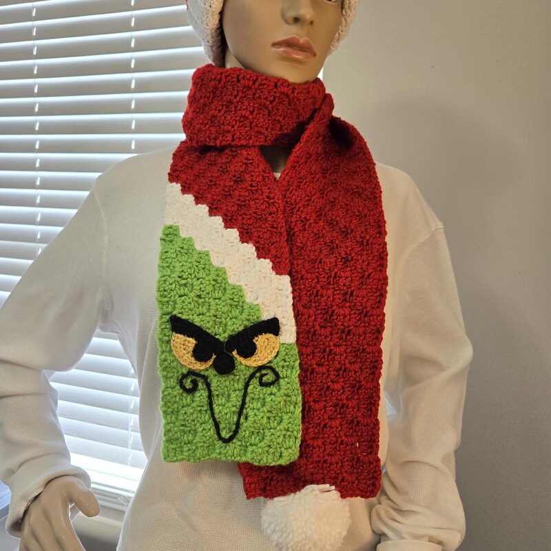 Grinch Scarf Pattern - Etsy