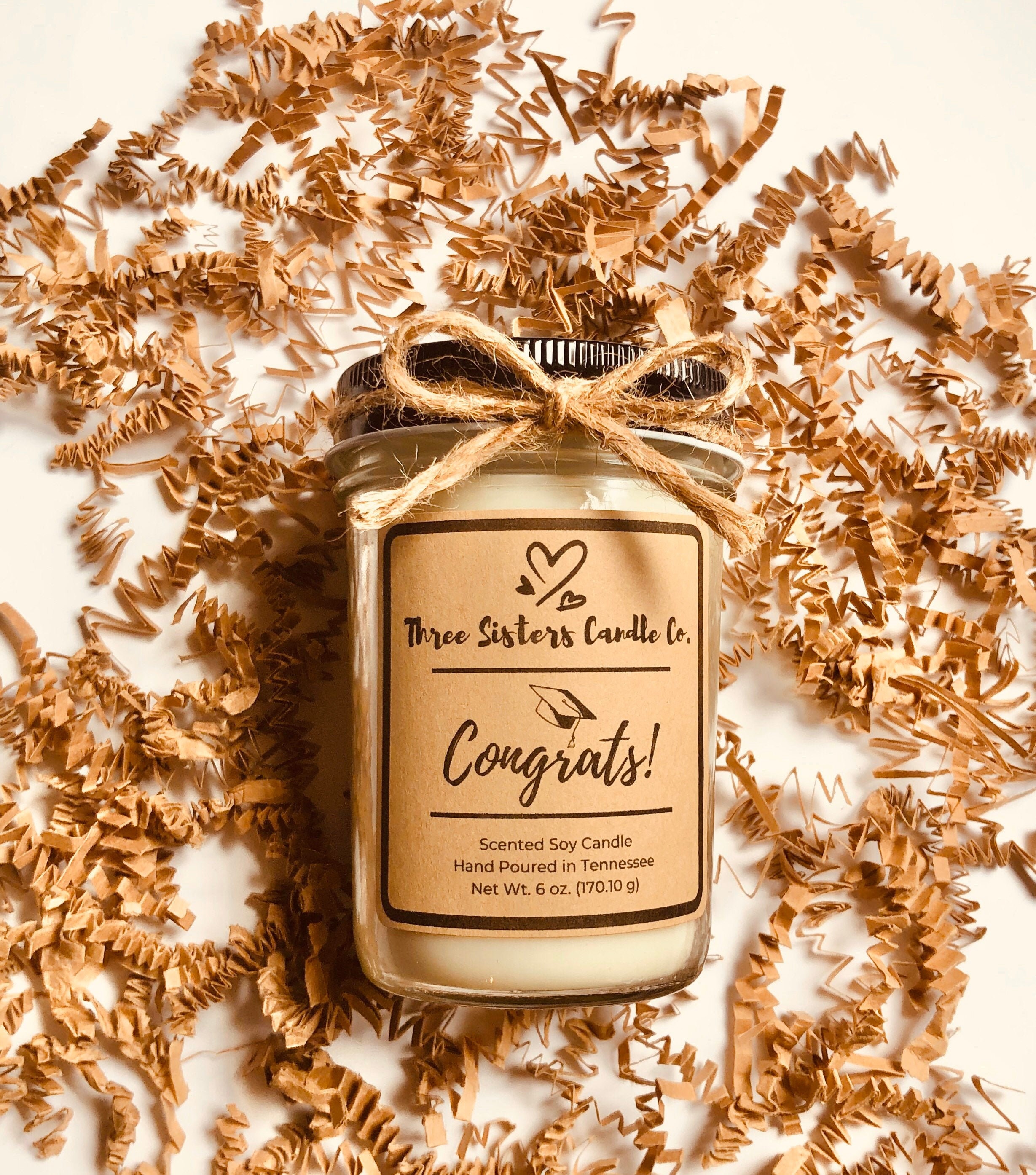 Graduation Candle Gift - Graduation Gift - Candle Gift - College ...