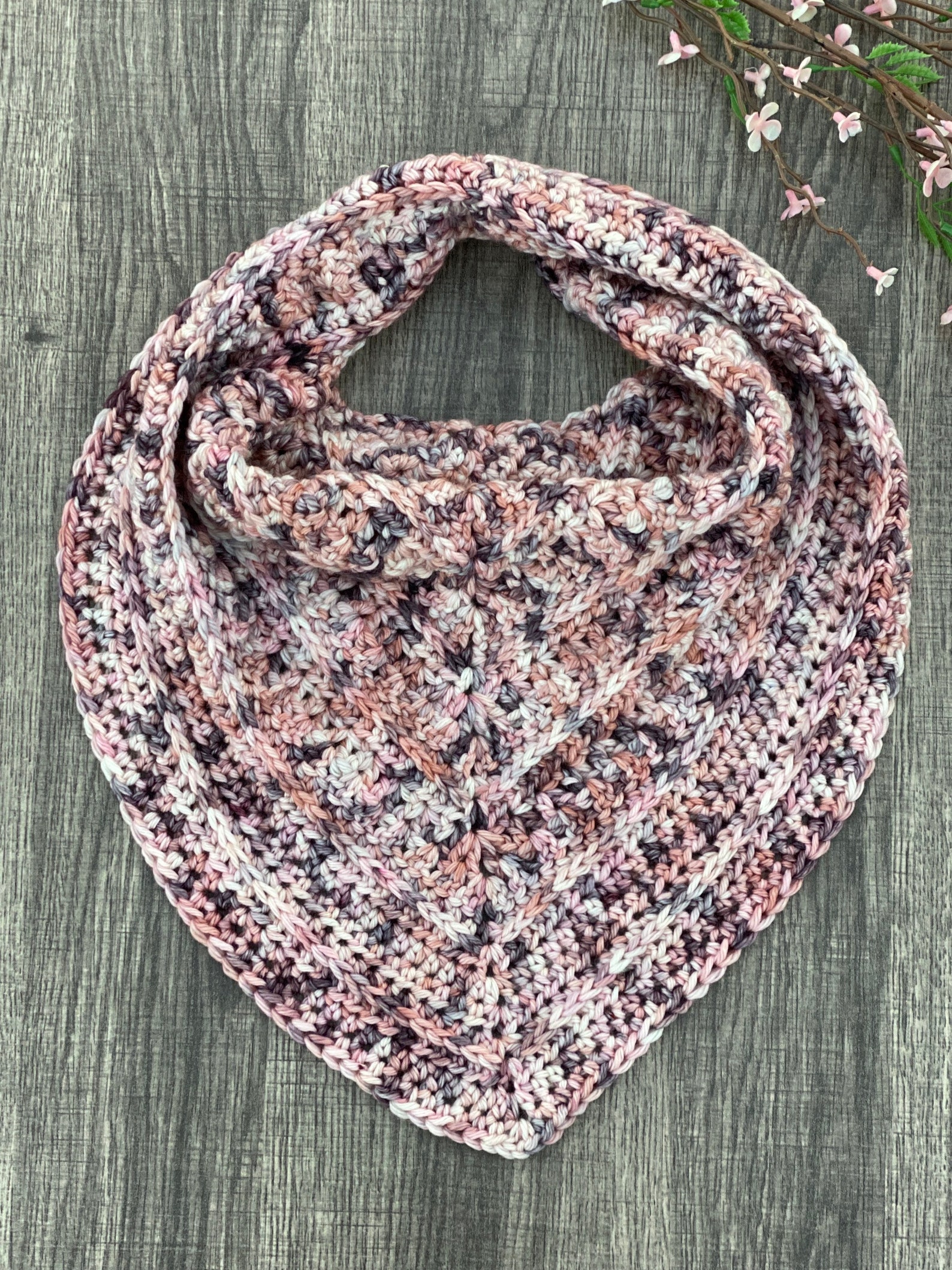 Crochet Triangle Cowl Pattern Triangle Cowl Crochet Pattern - Etsy