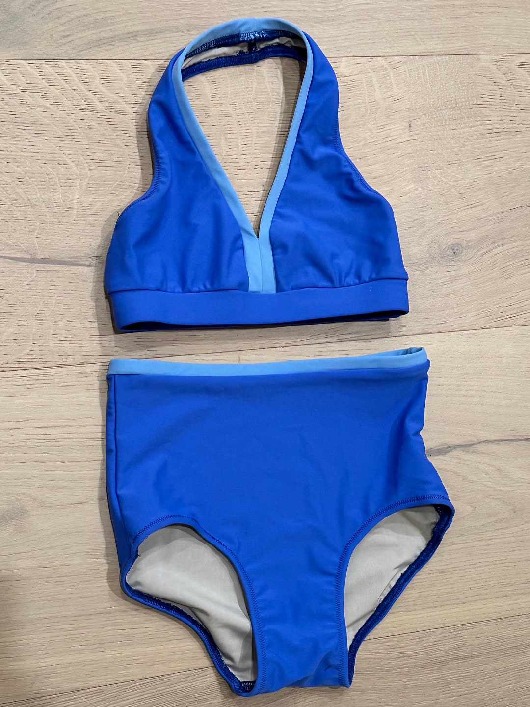 Trimmed Halter Two Piece Dancewear Set for Girls, Dance Convention ...