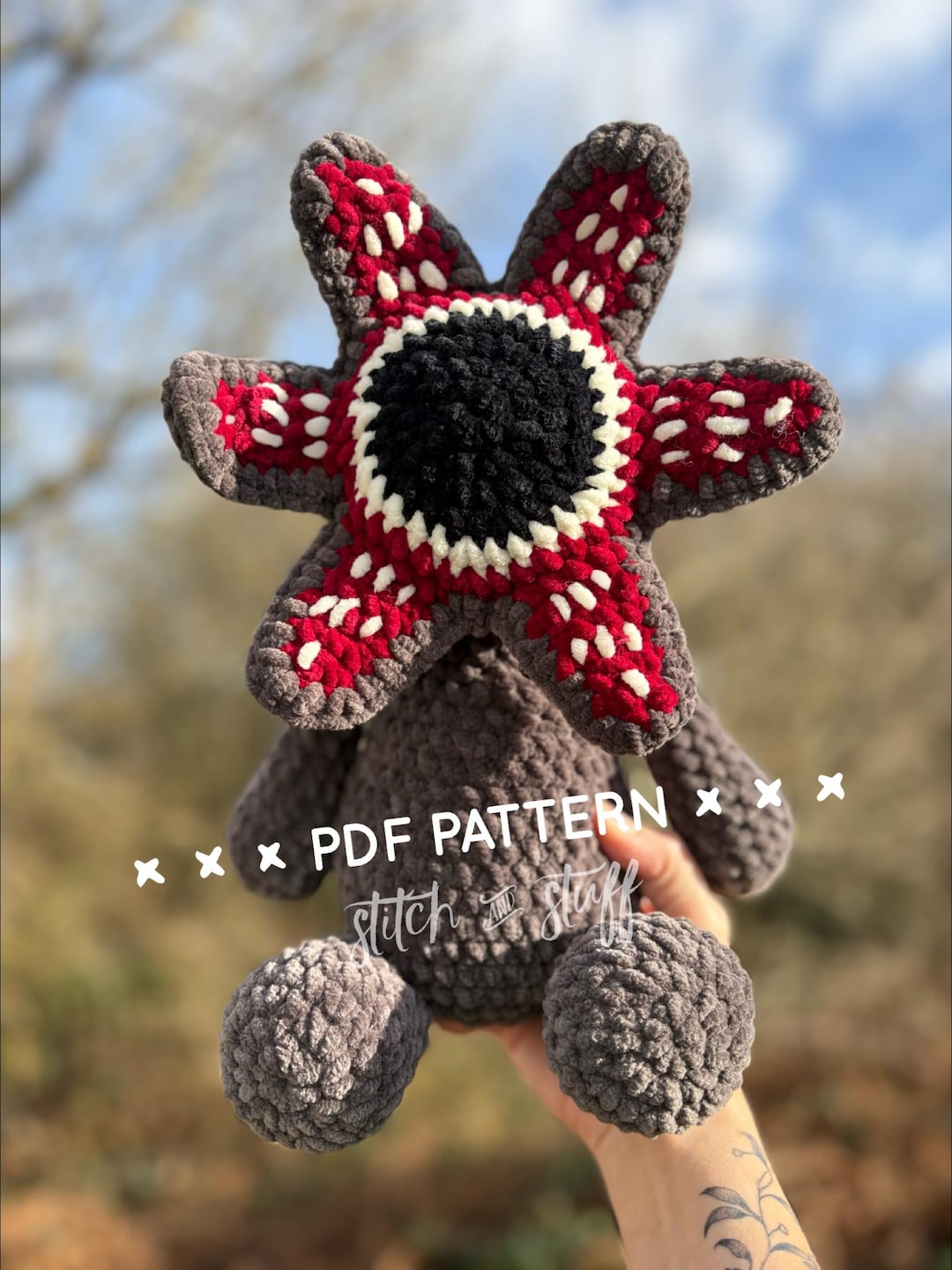 Demo Gordon Bloom Monster Crochet Pattern PDF (instant Download) - Etsy