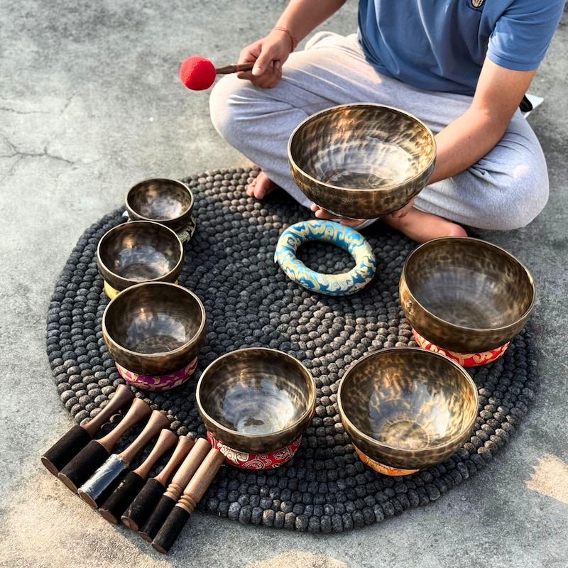 C Tibetan Singing Bowl - Etsy UK