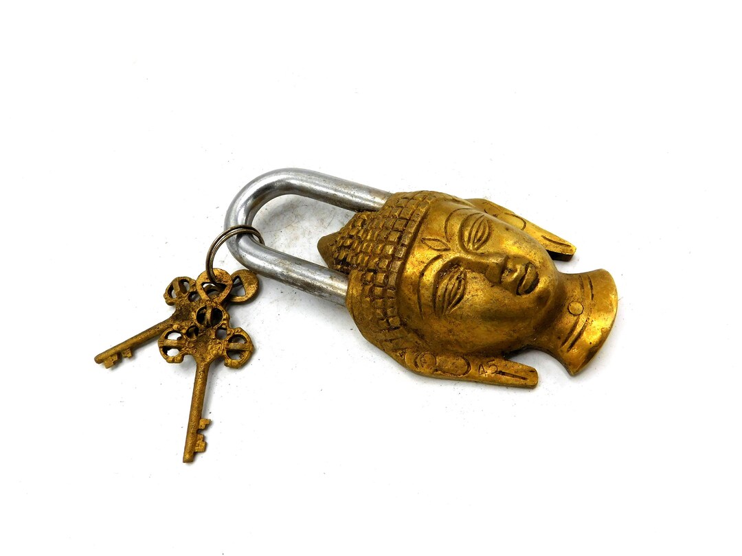 Buddha Design Stylish Padlock With Extra Special Security - Etsy