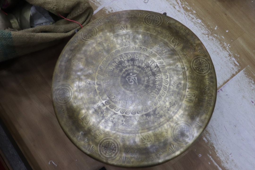 Tibetan Buddhist Prayer Gong Bells Brass Metal Gong Meditation, Yoga ...