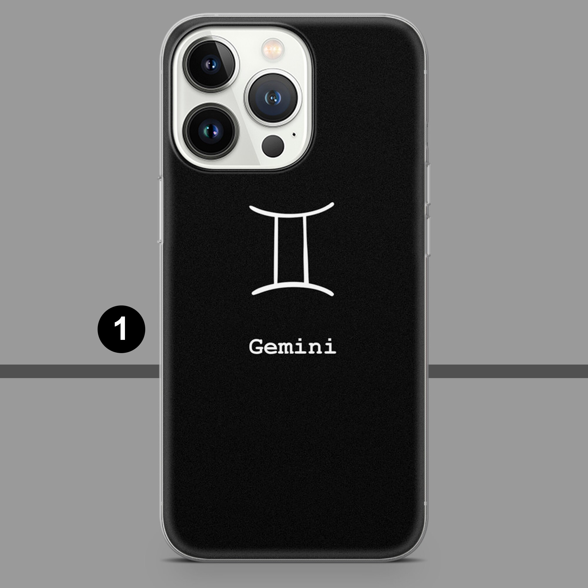 Gemini Phone Case Dioscuri Zodiac Sign Cover for iPhone 14 Pro, 13, 12, 11, XR, 8, Samsung S23 ...