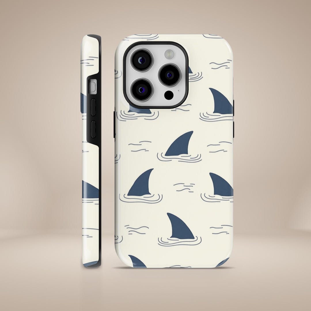 Shark Fin Phone Case Tail Sea Exploration Durable Tough Cover for ...