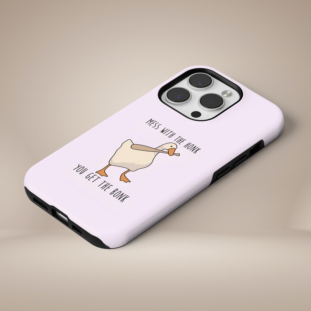 Honk Phone Case Goose Funny Meme Duck Bonk Durable Tough Cover for ...