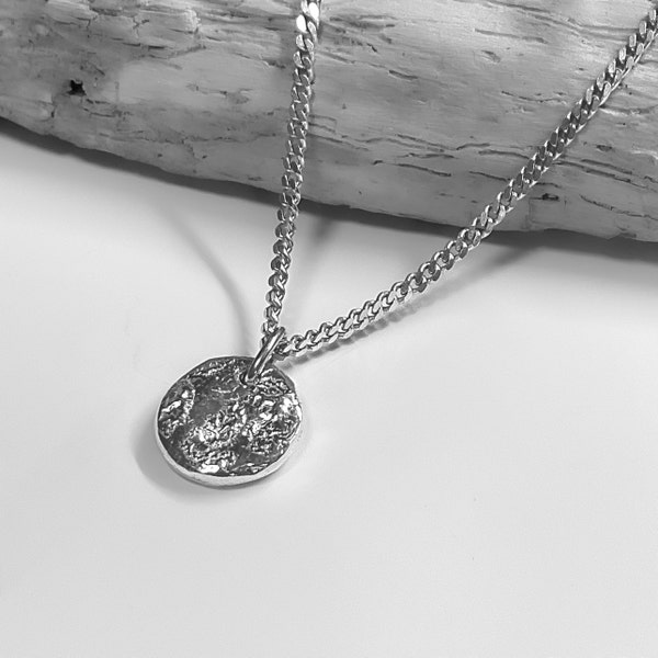Silver Coin Pendants - Etsy