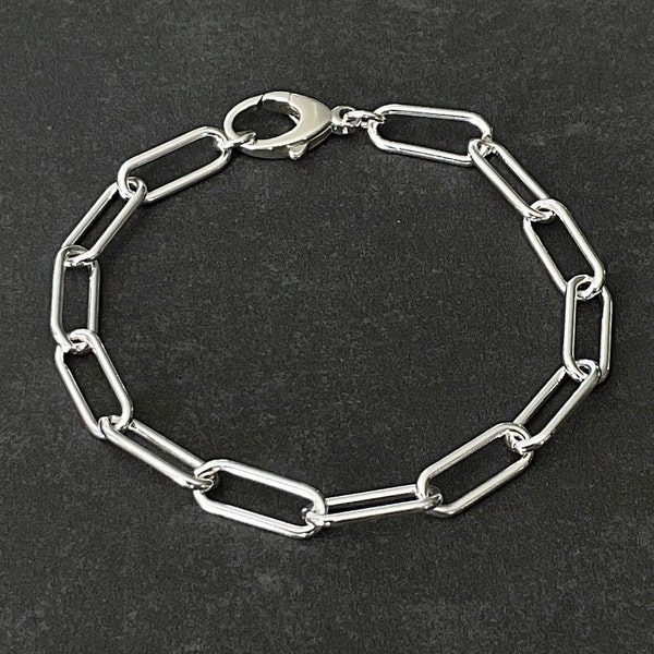 Chunky Paperclip Bracelet - Etsy