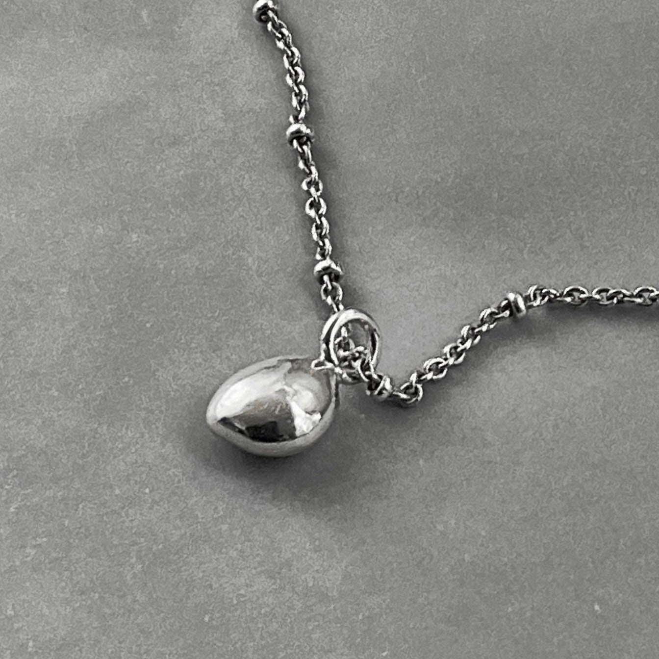 Solid 925 Sterling Silver Paperclip Necklace 6mm Chain W/ - Etsy