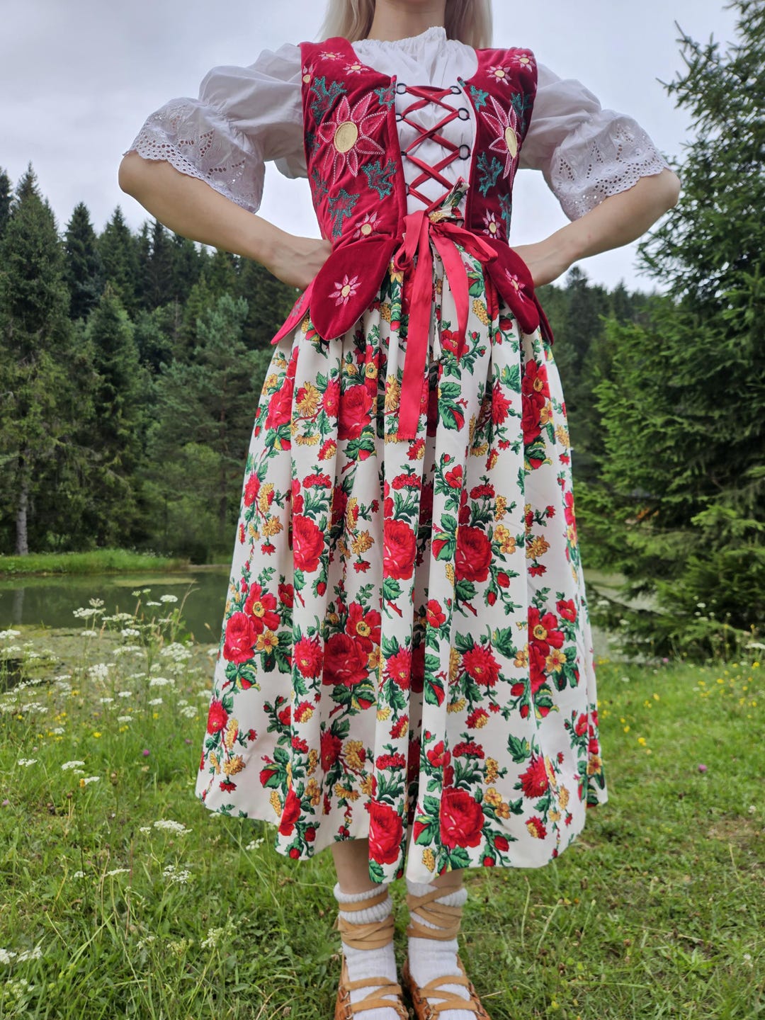Folk Skirt Highlander | Traditional Folk Skirt | Slovak | Poland | Kroj ...