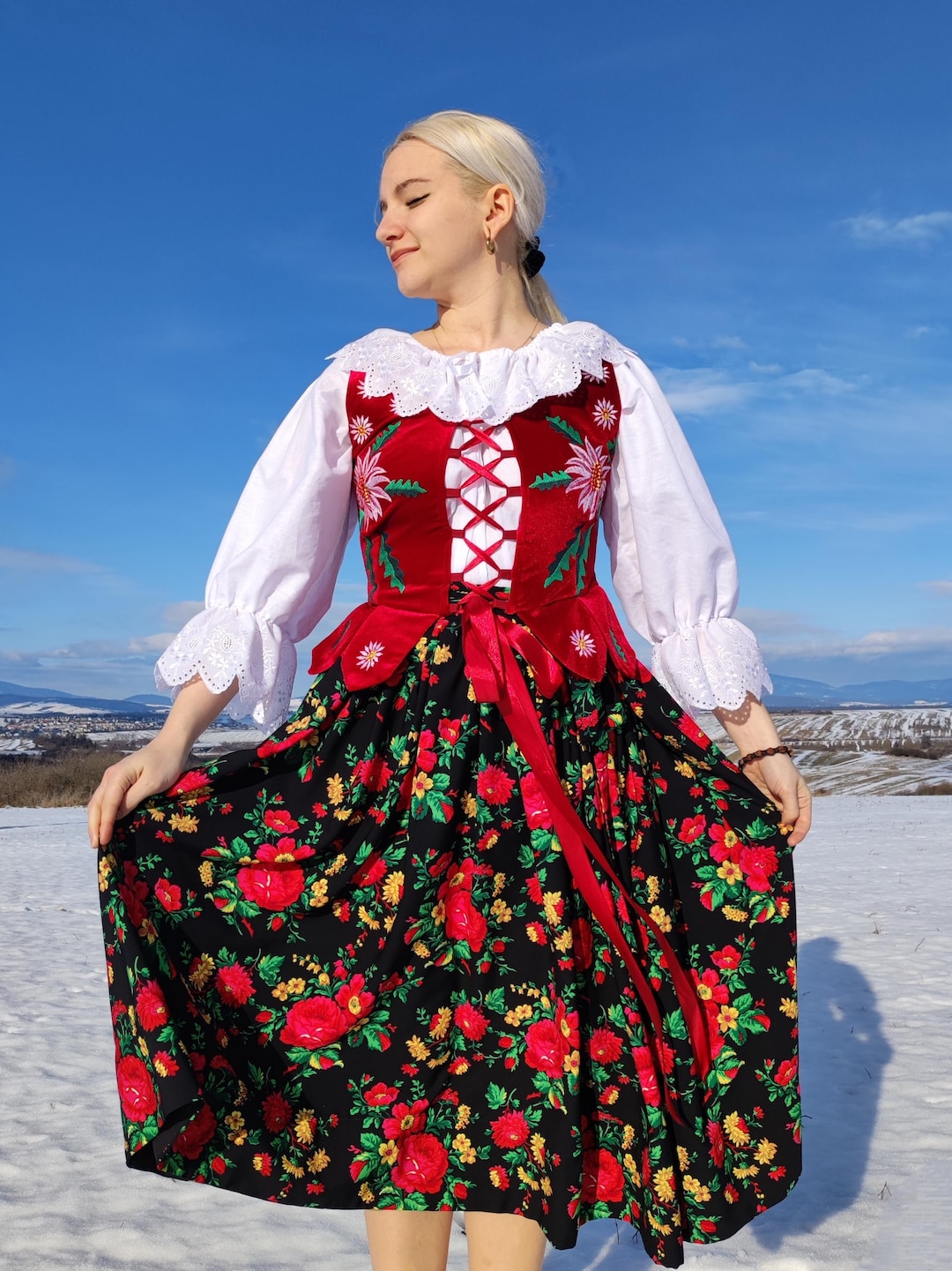 Folk Costume Highlander | Full 3-piece Outfit - Etsy