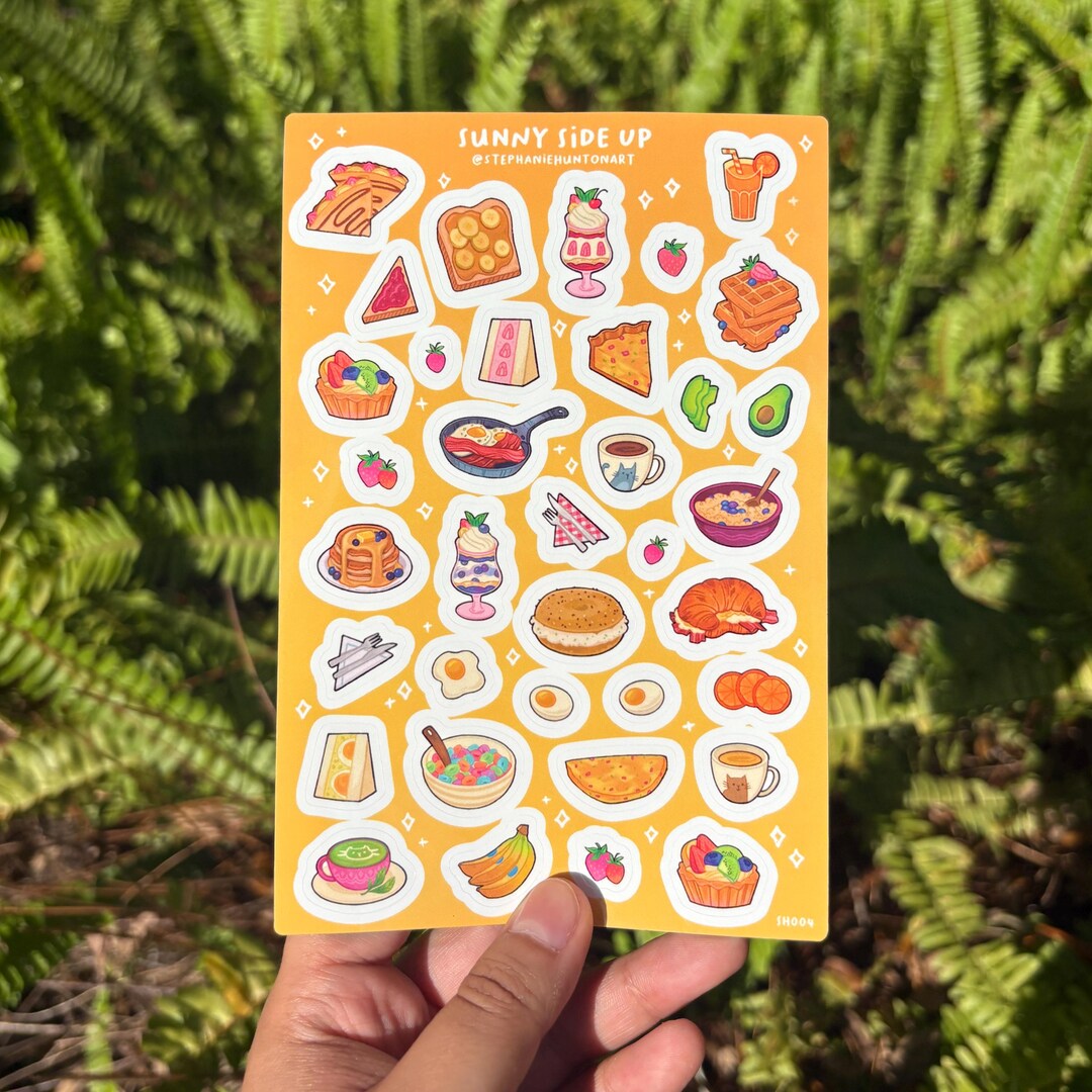 Sunny Side up - 4x6" Glossy Vinyl Sticker Sheet - Etsy