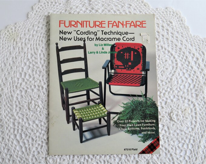 Macrame Patio Chairs - Cording Pattern Book - Weaving Patterns ...