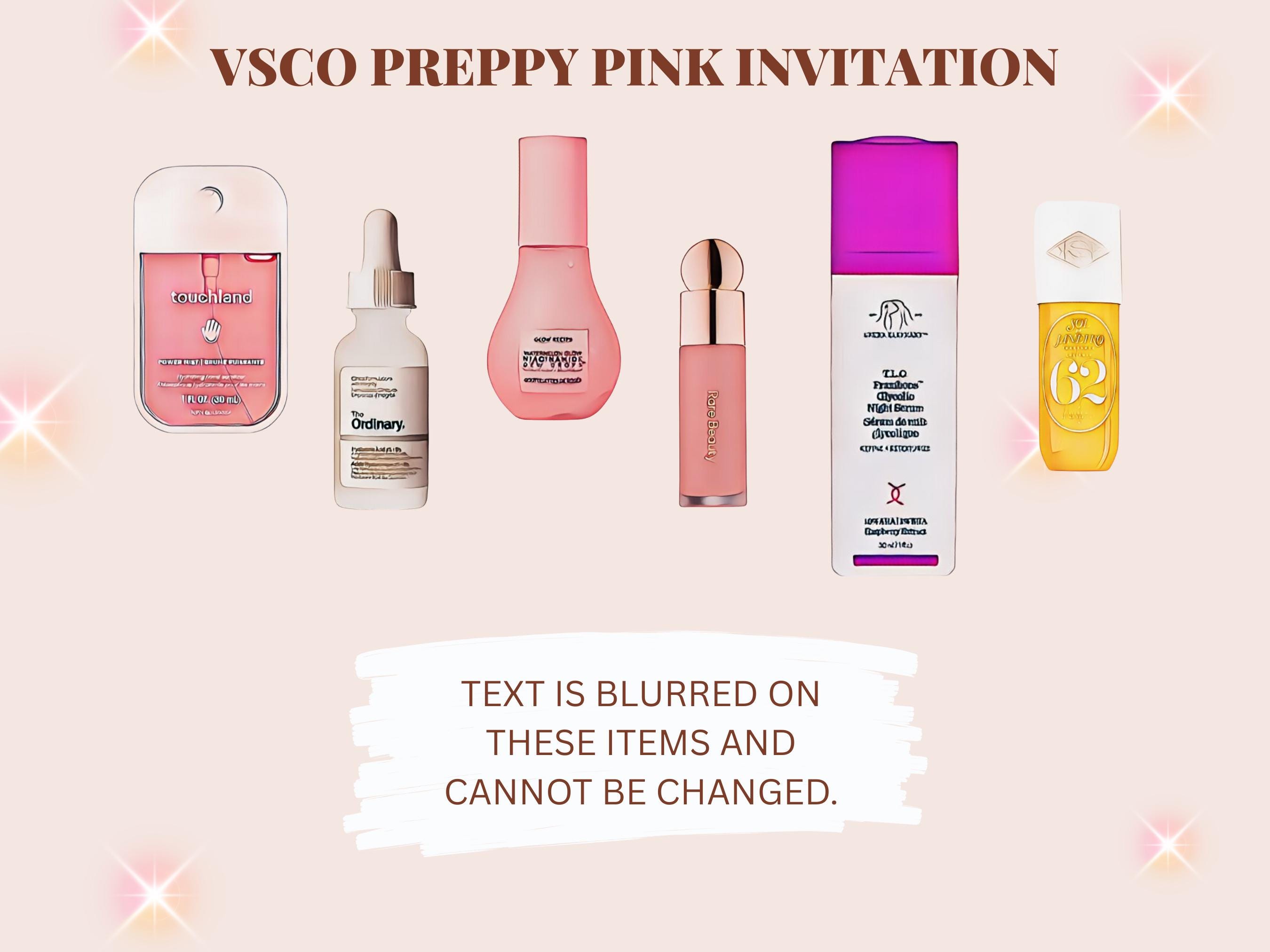 Preppy Pink Cub Clip Art Set, Aesthetic Girl, VSCO Girls, Preppy ...