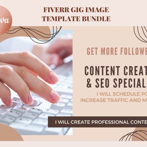 Fiverr Gig Image Templates: Canva Editable Bundle (550x370 Px) (instant ...