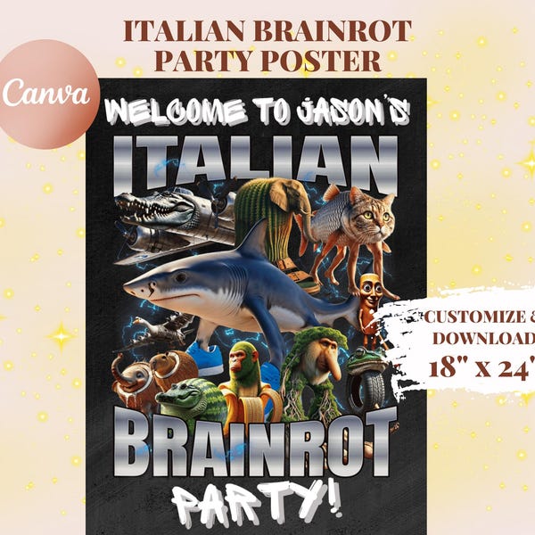 Brainrot Poster - Etsy